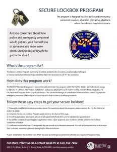 SECURE LOCKBOX PROGRAM – Fry Fire District